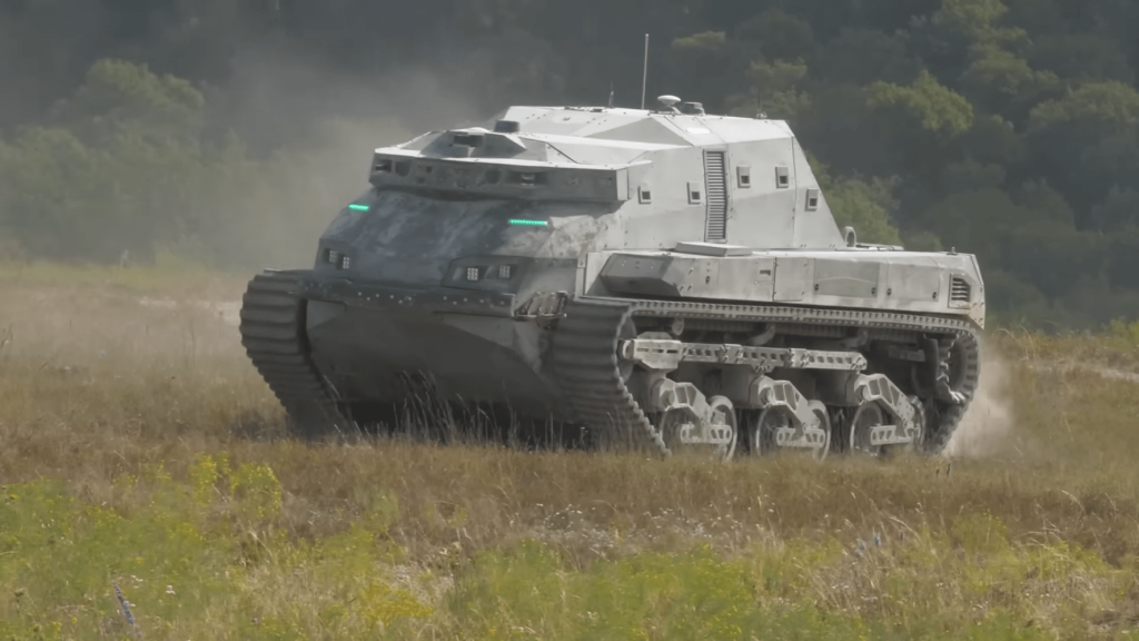 DARPA is testing massive autonomous robot tanks with glowing green eyes ...